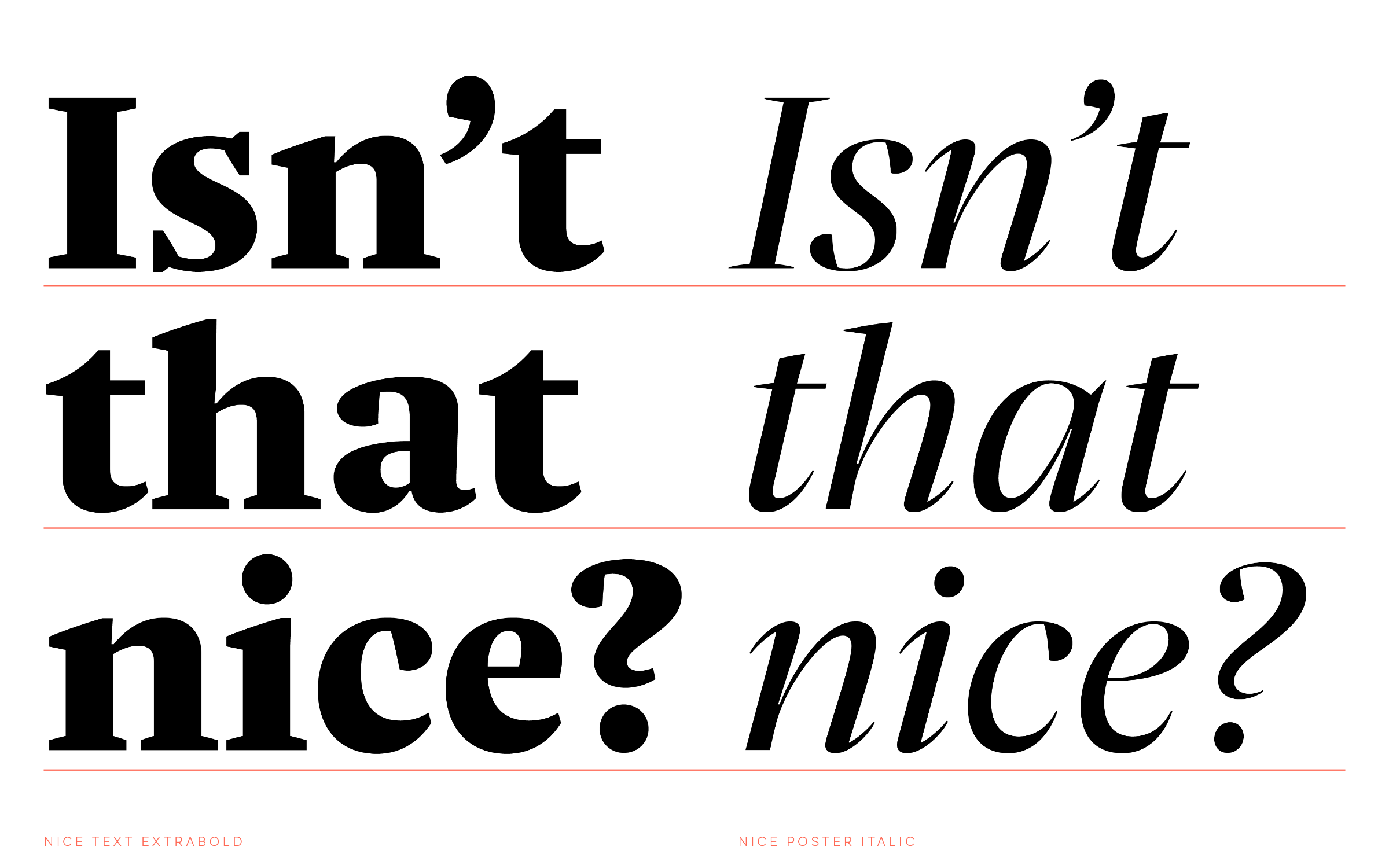 Nice Text - Fontwerk